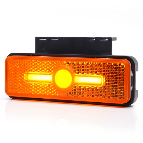 WAS 10-30V LED GLO Amber Side Marker Lamp - Barrett Trailers