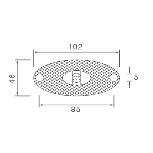 Aspock 12V Side Amber Flatpoint 2 LED Marker Lamp - Barrett Trailers