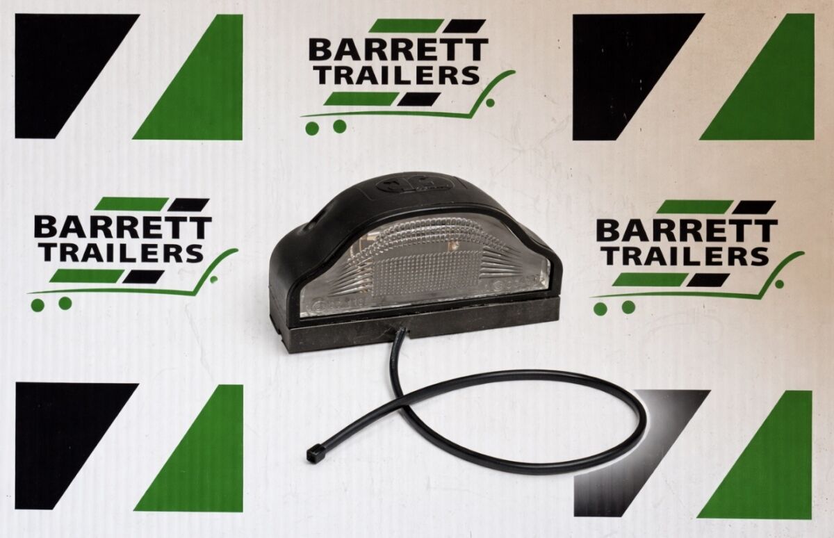 Aspock Regpoint I 12V Bulb Number Plate Lamp with 0.8m Cable - Barrett ...